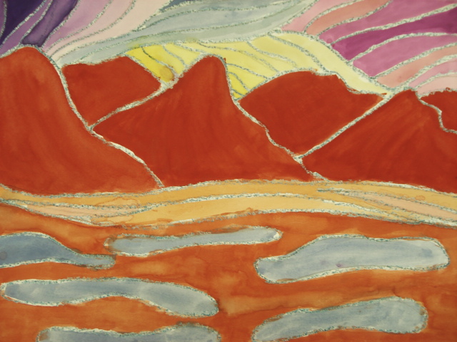 a faithful attempt: Ted Harrison Style Landscapes