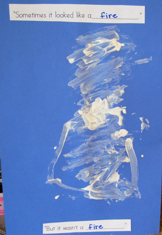 It Looked Like Spilt Milk Art Activity For Toddlers / It Looked Like ...