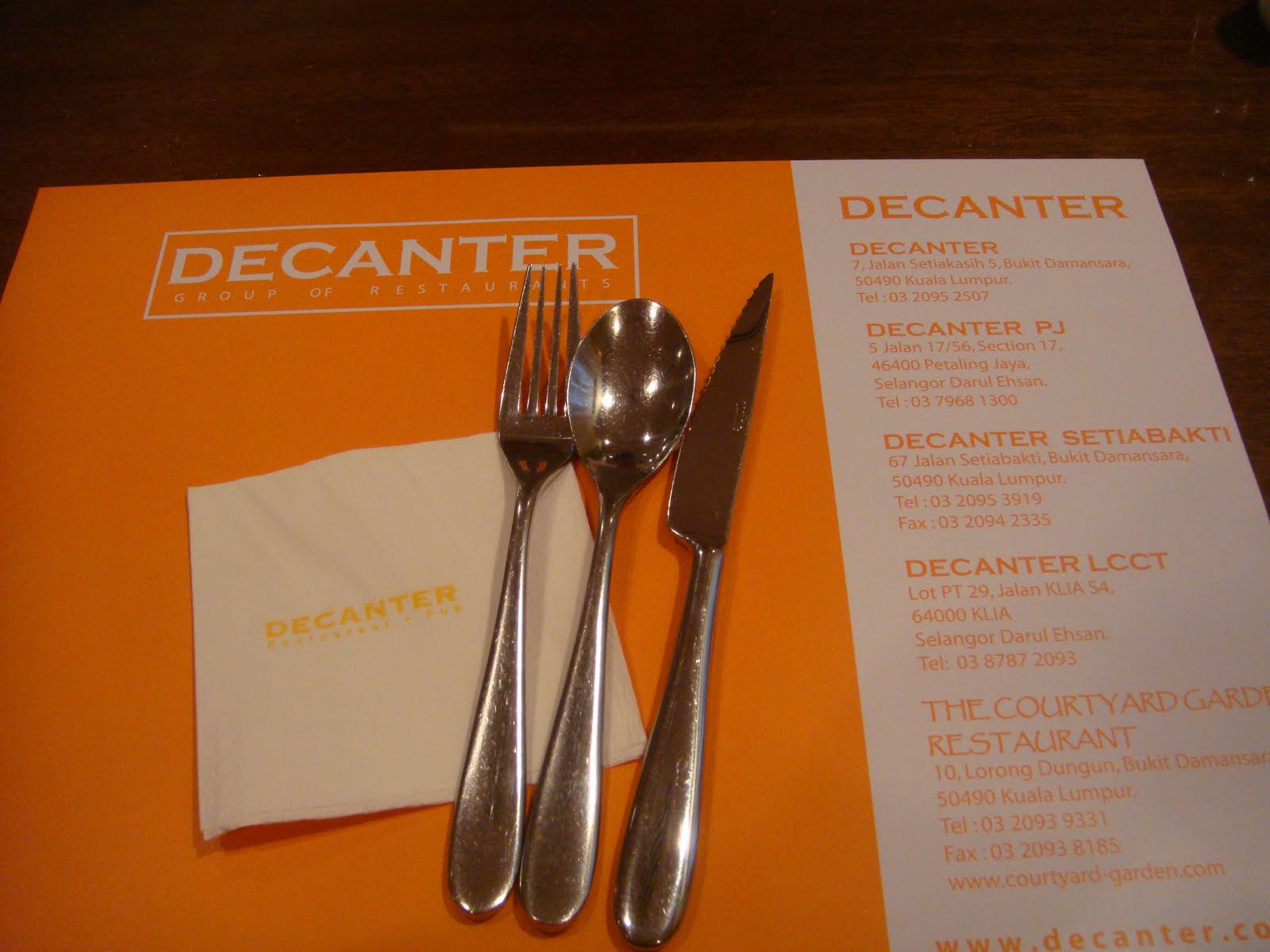 My CrAzY thoughts.... ^^V: Decanter @ PJ Section 17~~
