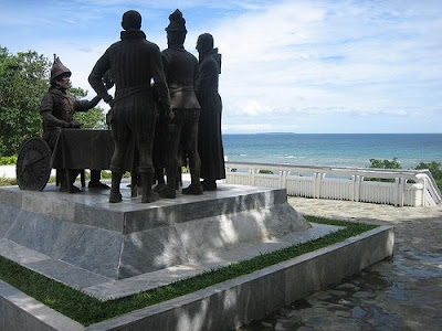 Bohol Travel Tourist Guide: Bohol Blood Compact Site Statues