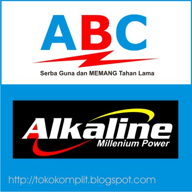 VISUAL MANAGER SUPERMARKET: Logo Batre ABC Alkaline