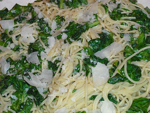 Culinary Alchemy: "Creamed" Spinach Pasta - Spaghettini with Mascarpone ...