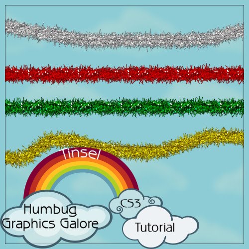 Humbug Graphics Galore: Tinsel in Photoshop