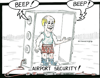 Blair's Cartoons: ...Airport Security!