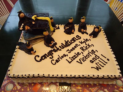 Cat's Cake Creations: Group Graduation Cake