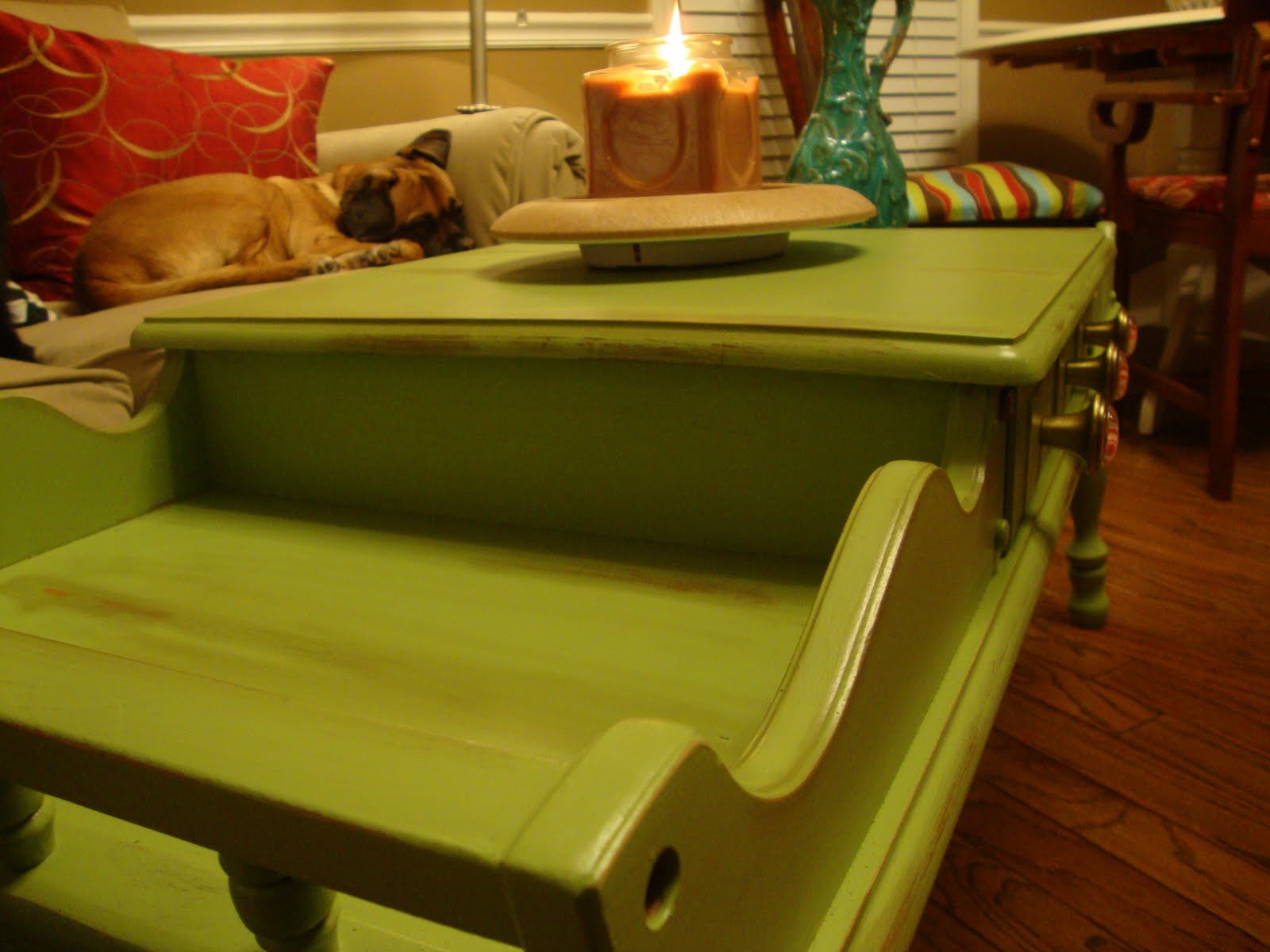 Amazing Grays: Apple Green Coffee Table