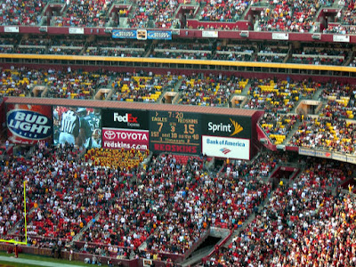 The Curly R: A Washington Redskins Blog: The Redskins Pipe Crowd Noise ...
