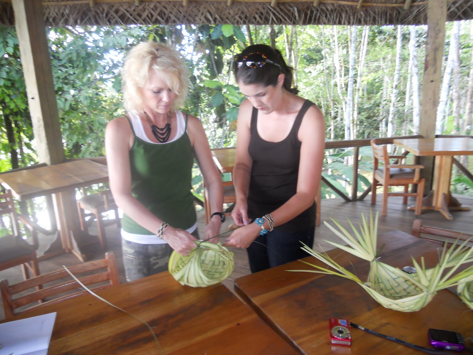 Amazon Divas: VINE SWINGING & BASKET MAKING