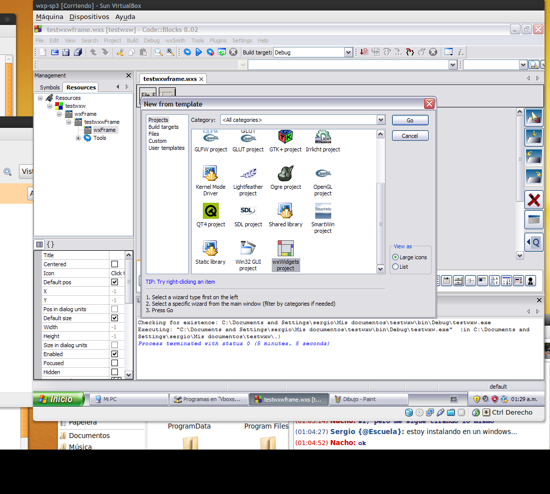 El Laboratorio: Configurando wxWidgets para Code::Blocks en Windows
