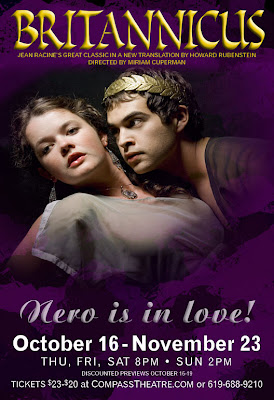 Compass Theatre: Britannicus by Jean Racine Opens Soon