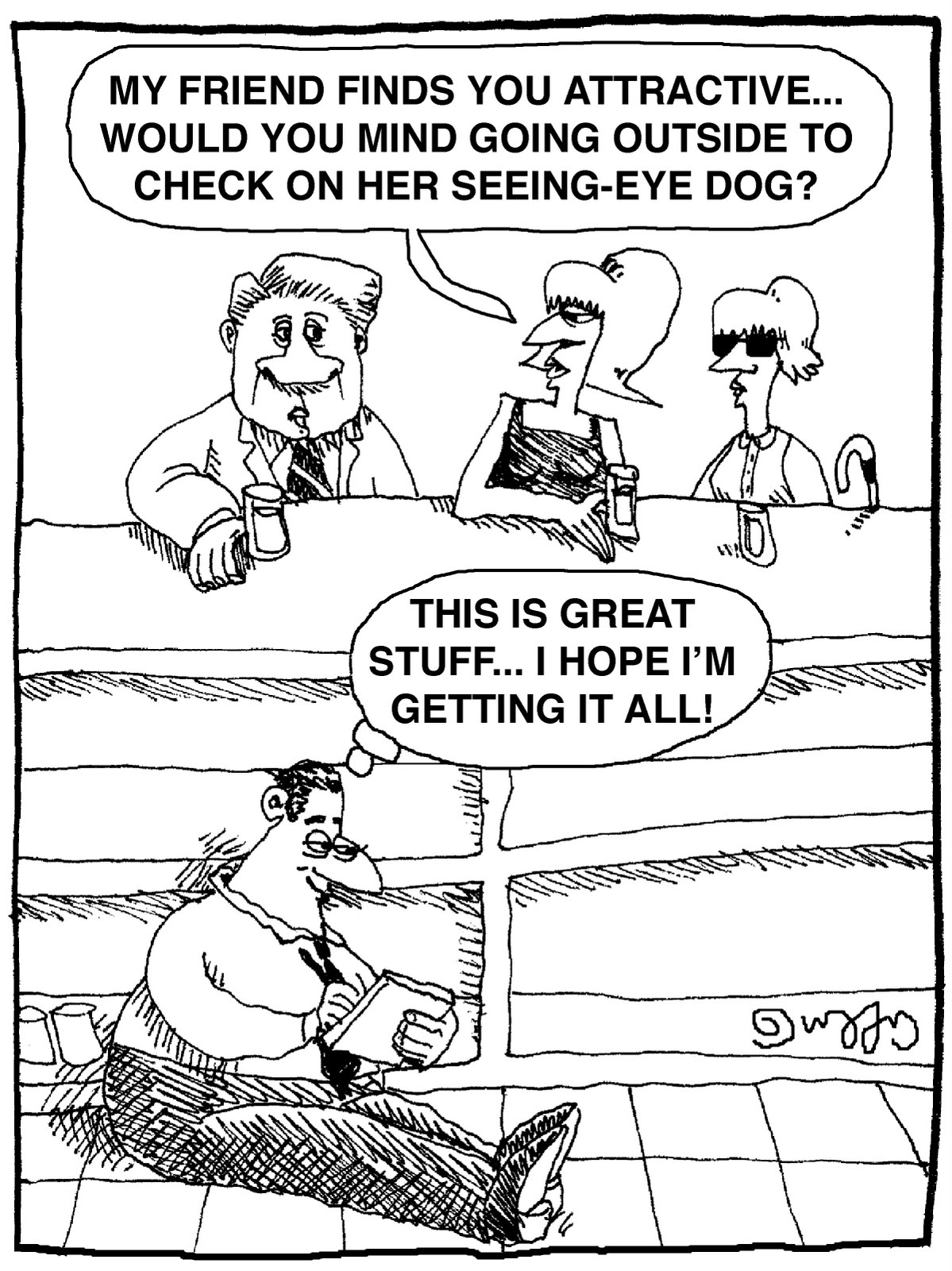 NIGHT DEPOSITS: WHERE DO CARTOONISTS GET THEIR IDEAS?