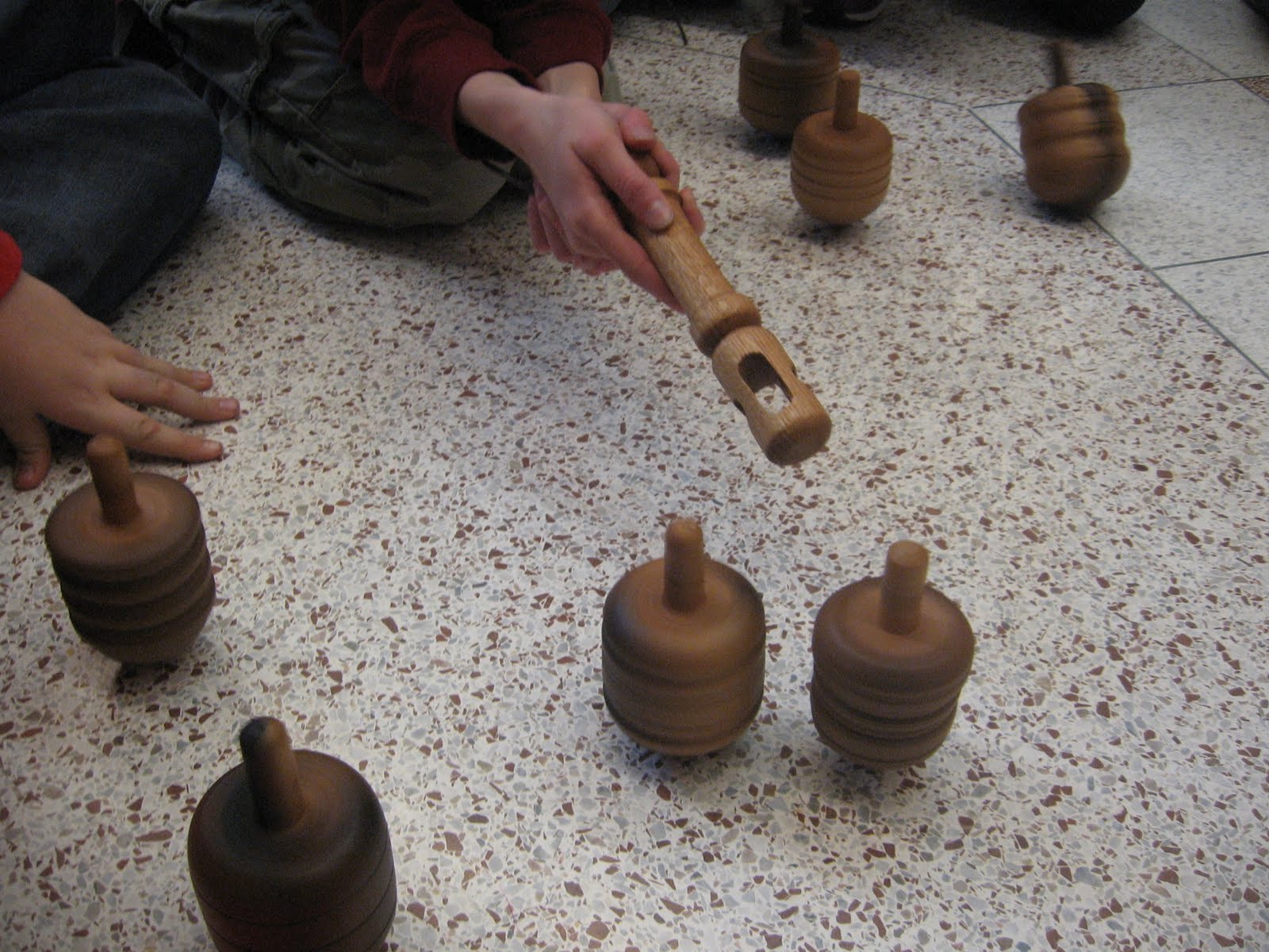 Mr. Wiemers' Shop: Wooden Tops are Finished