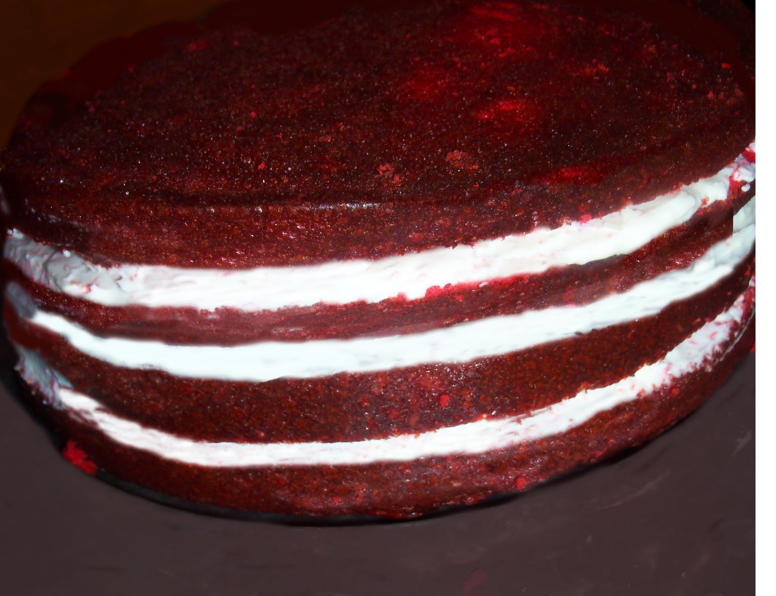 The Foodie Fixx: Four-Layer Red Velvet Chocolate Cake with Mascarpone ...