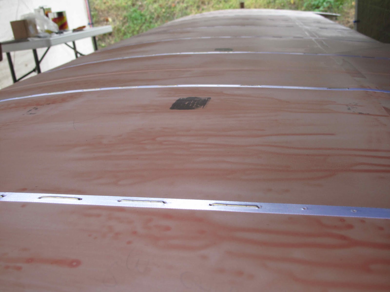 Cessna 140 Rebirth: Fabric Clips on RH Wing Ribs