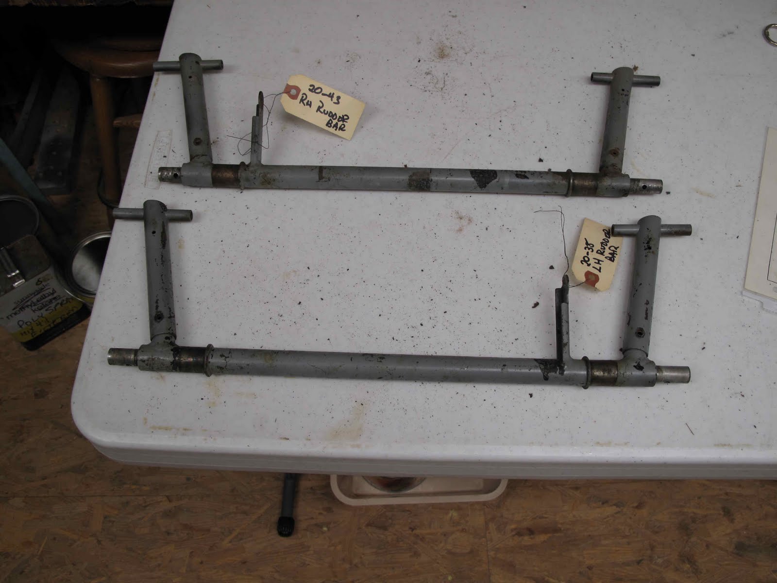 Cessna 140 Rebirth: Rudder Pedals