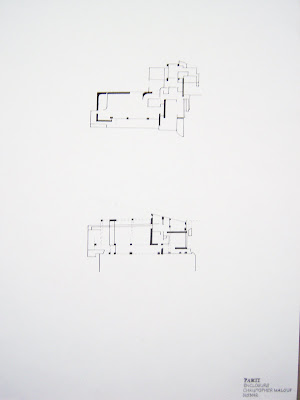 ARCH 1201: E.1027 - Parti Drawings (Scale 1:200)