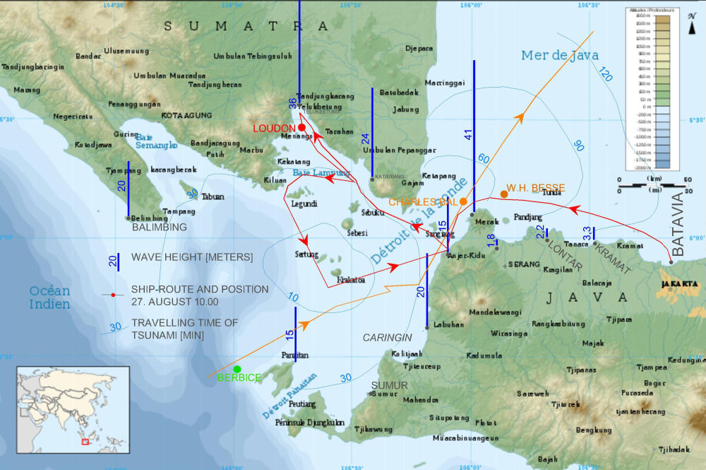 History of Geology: August 27, 1883: Krakatoa - The day the world exploded