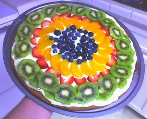 Delicious Recipes- Free Online Recipe Book: Healthy Fruit Pizza Recipe