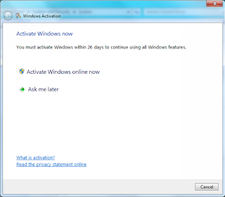WINDOWS 7: ACTIVATE WINDOWS 7 LEGALLY