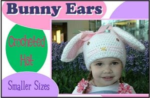 knitting3: Floppy Eared Bunny Silly Hat - Crochet Pattern