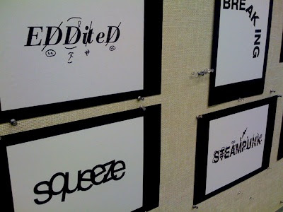 Bakersﬁeld College / Art Department: Typography Fall 2010, Expressive Word