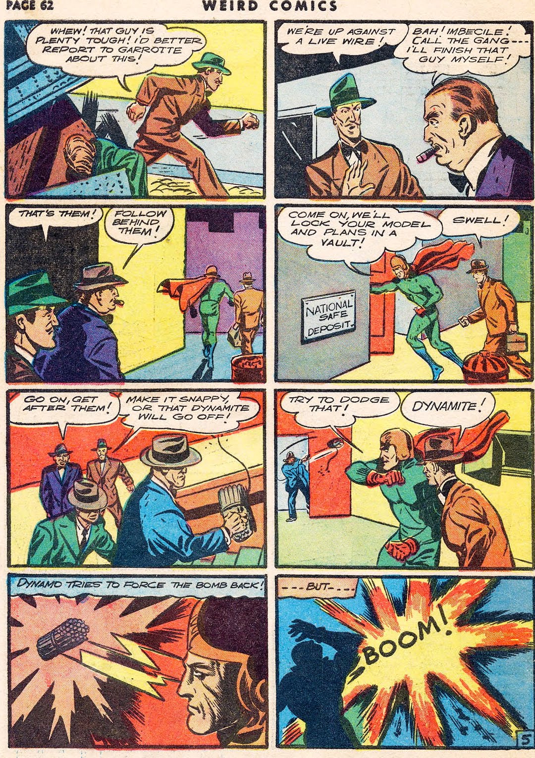 Four-Color Shadows: Dynamo-Weird Comics-1941
