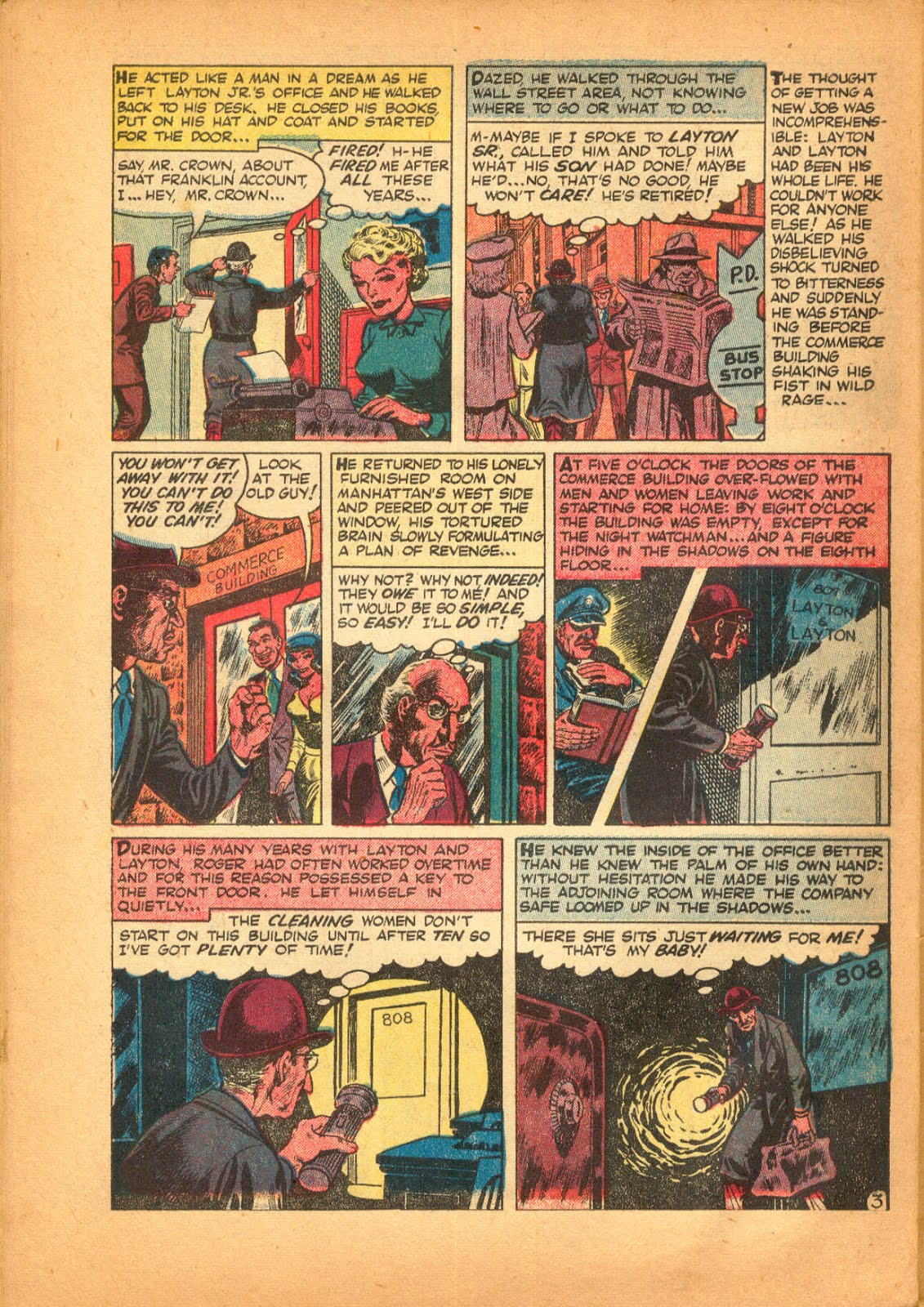 Four-Color Shadows: The Thief-Fight Against Crime-1954