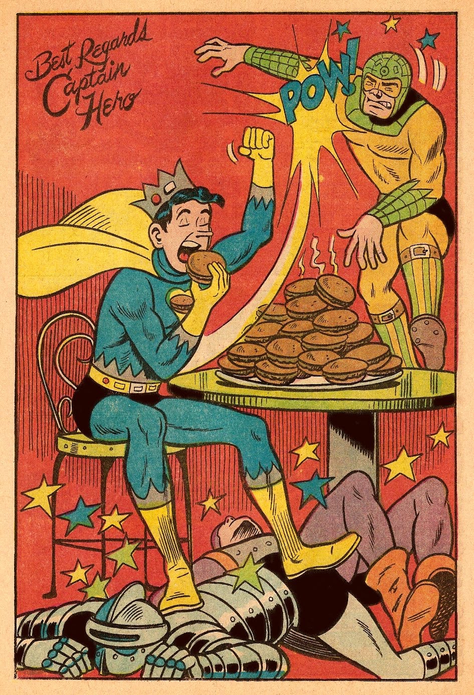 BOOKSTEVE'S LIBRARY: Captain Hero Pin-up-1967