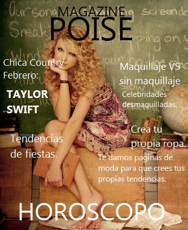 Poise Magazine: Portada Poise Magazine Febrero