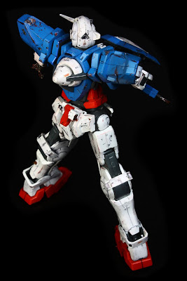 GUNDAM DIVA: Damaged Exia HG Retouch Studio Pic