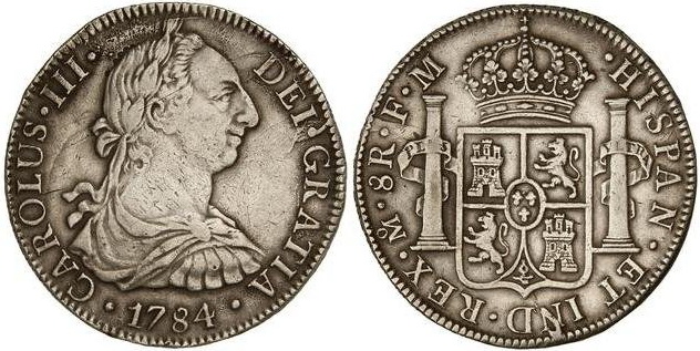 koinkunoantik: Info : Spanish Dollar 8 reales