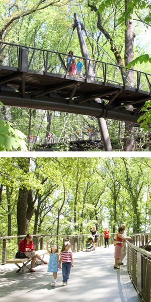 New Canopy Walk Offers Birds-Eye View Of The Atlanta Botanical Garden ...