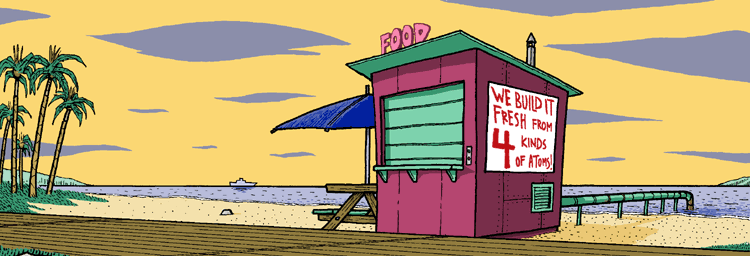 "der Kiosk" means "the kiosk": Hourly Comics Day