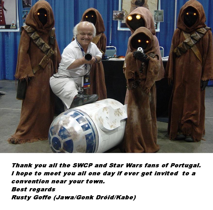 SWCP, Star Wars Clube Portugal: Entrevistas SWCP: Rusty Goffe