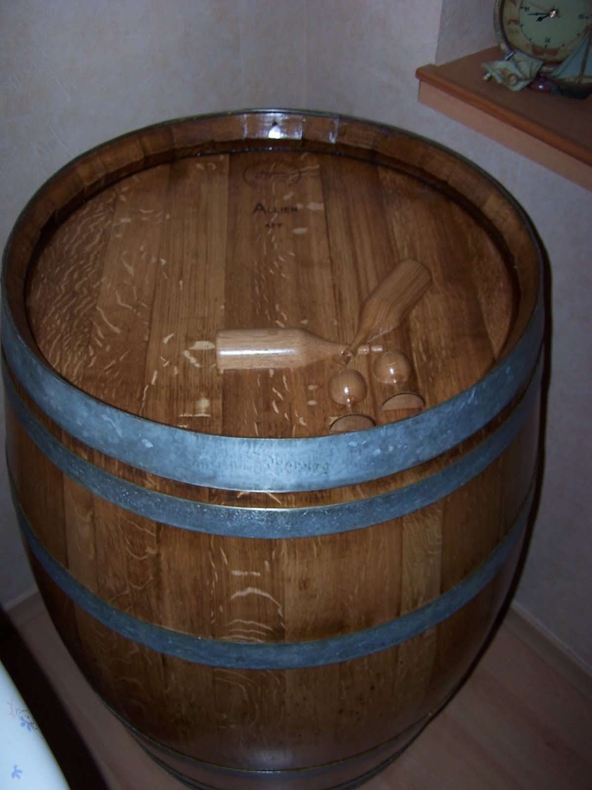 Blog de Vincent Demaret: Restauration d'un tonneau en chêne et ajout d ...