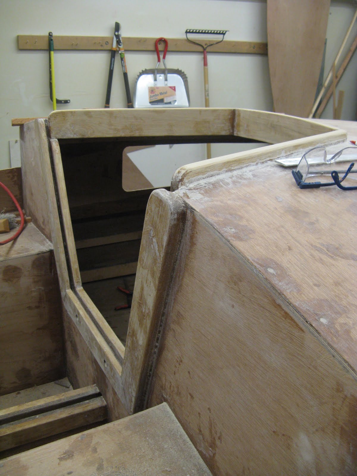 Hartley TS14 Construction: Companionway Frame