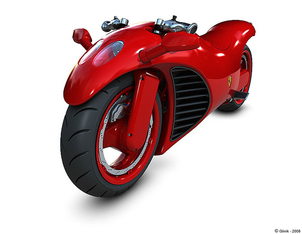 imcarbike: Ferrari Bike Concept - V4 Motorcycle