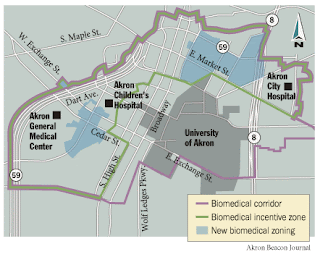 Akron's Biomedical Corridor and Murdock Industrial : Murdock Industrial ...