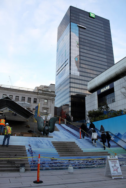 Robson Square Getting Ready For the 2010 Olympics | News