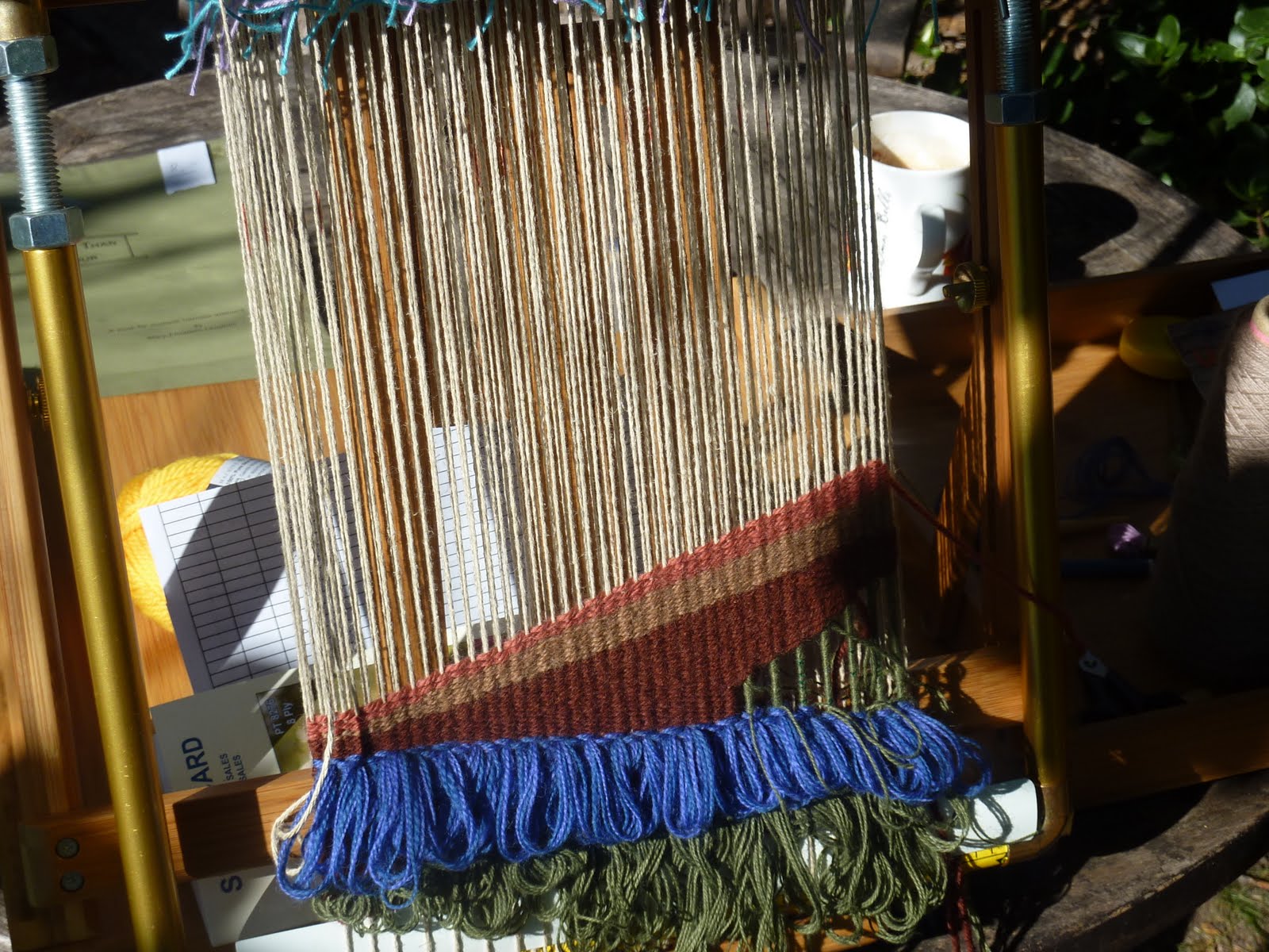 Gangewifre Weaving: Stitched Double Weave