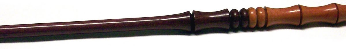 Muggle Wandmaker: The Princess Wand: Pink Ivory and Purpleheart