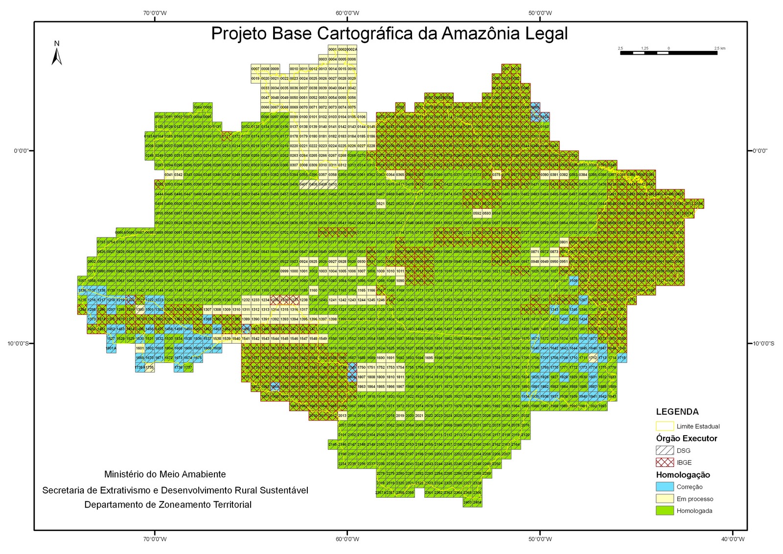 Mapas Fácil: Base de dados da Amazônia Legal 1:100.000