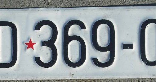 Yugoslavia - Virtual Museum: Yugoslav Vehicle License Plates