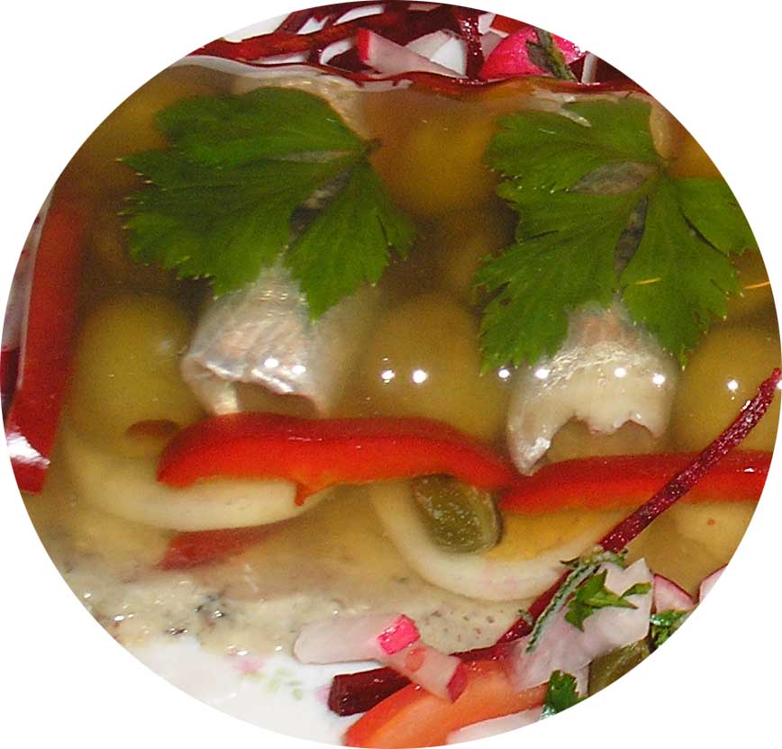 Aszpikos pácolt hal