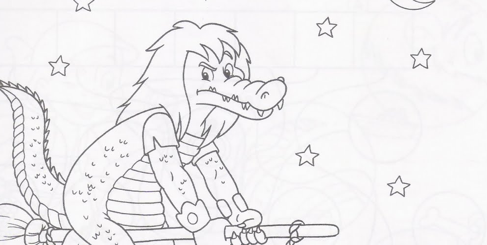 Desenhos para Colorir - Sítio do Picapau Amarelo: Cuca