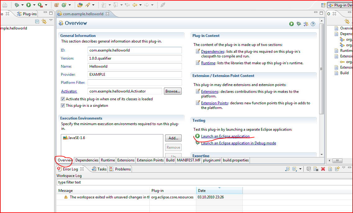 Eclipse Plugin Development - HelloWorld Tutorial ! - Step by Step Tutorials