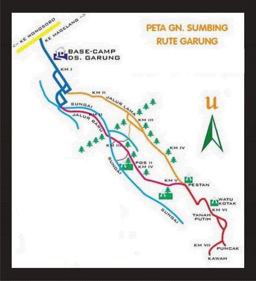 Balung (Bagian Alam & Gunung): Jalur Pendakian Gunung Sumbing