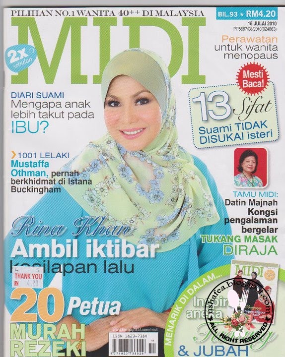 Besama Kawan-Kawan Dalam Majalah MIDI ~ Nshafeareen®