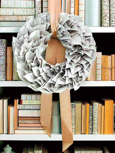 silver magnolia wreath - loft & cottage