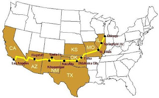 Route 66: os primeiros mapas